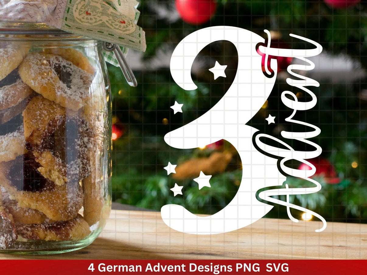 Advent Plotterdatei 1-4 Adventszahlen online kaufen