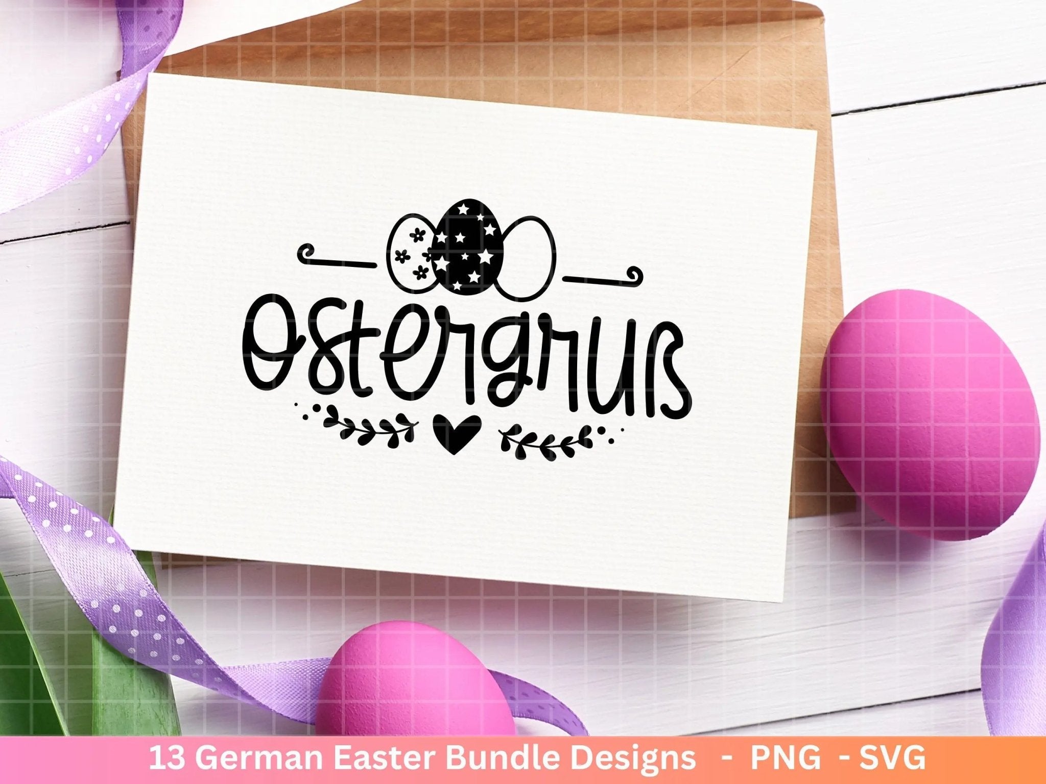 Deutsche Ostern Plotterdatei Bundle SVG kaufen
