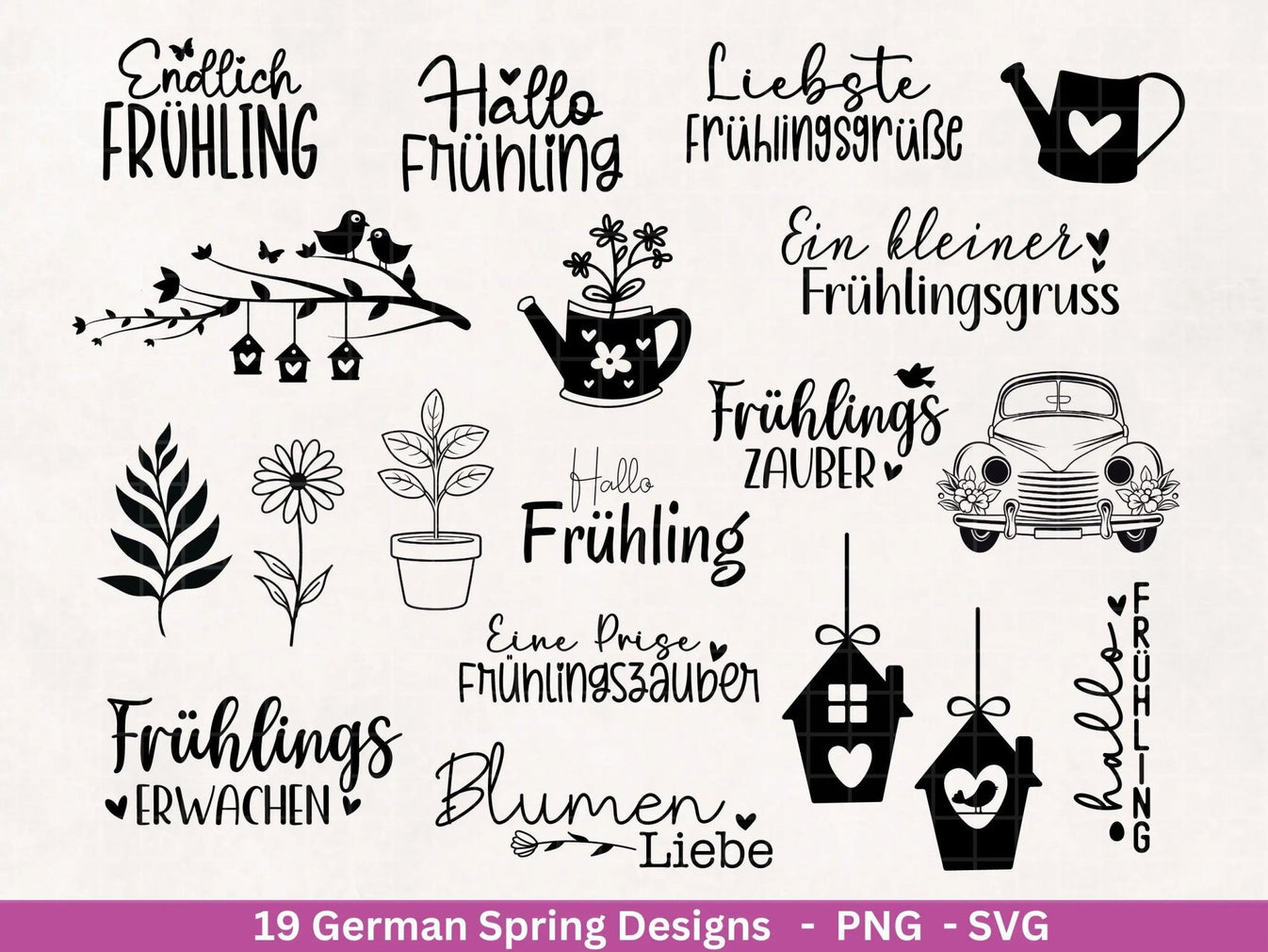Deutsche Plotterdatei Frühling online kaufen