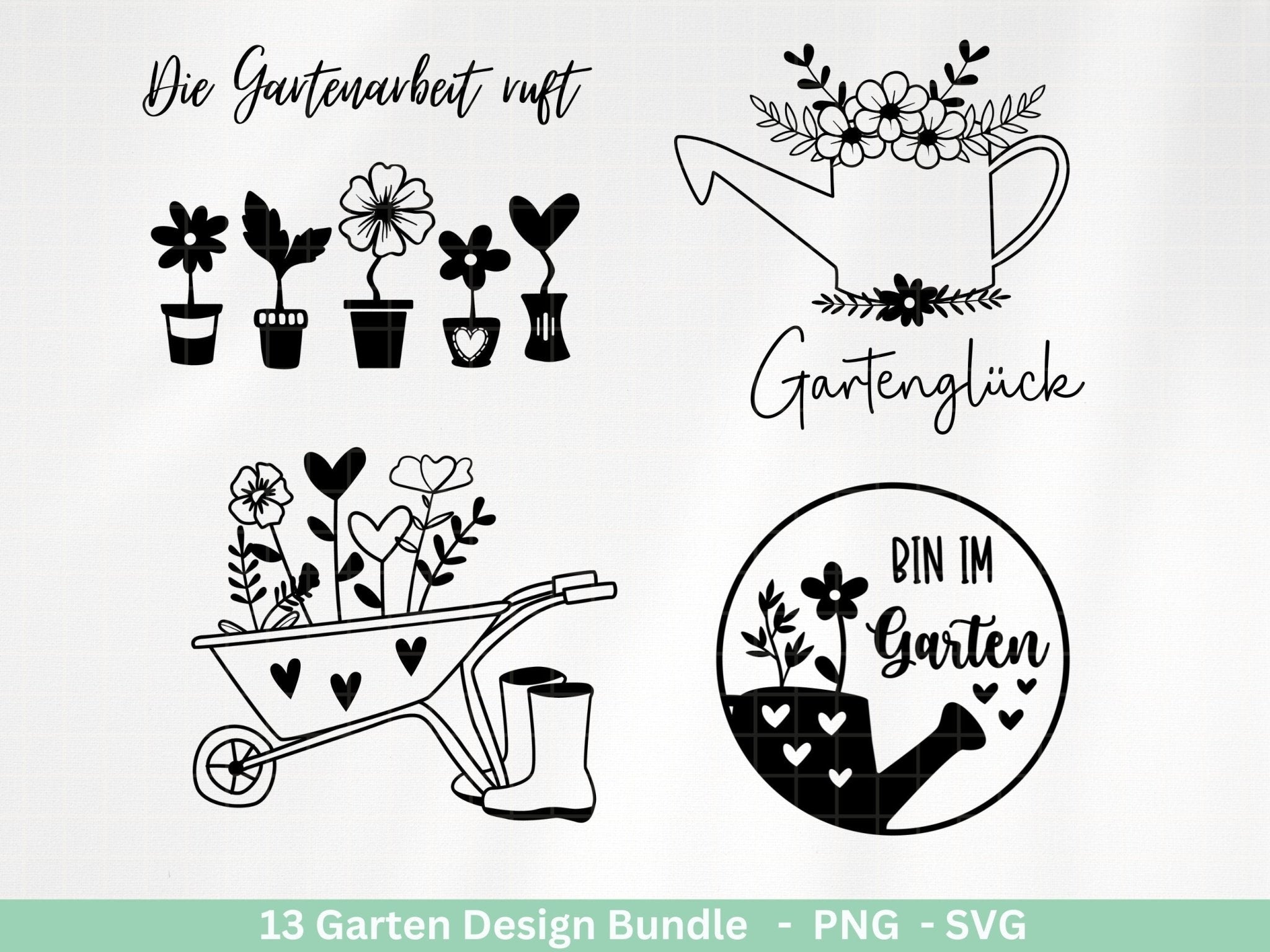 Plotterdatei Garten Frühling online kaufen