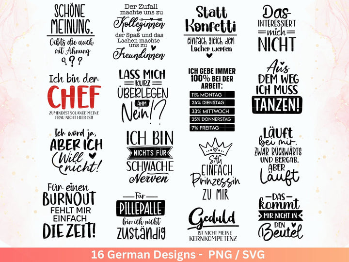 Deutsche Sprüche Plotterdateien online kaufen