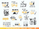 Plotterdatei Gin Bundle - Ginsprüche online kaufen