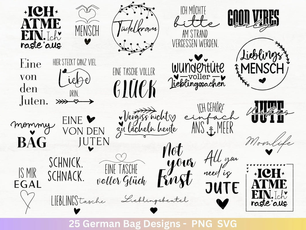 Deutsche Sprüche Plotterdateien online kaufen