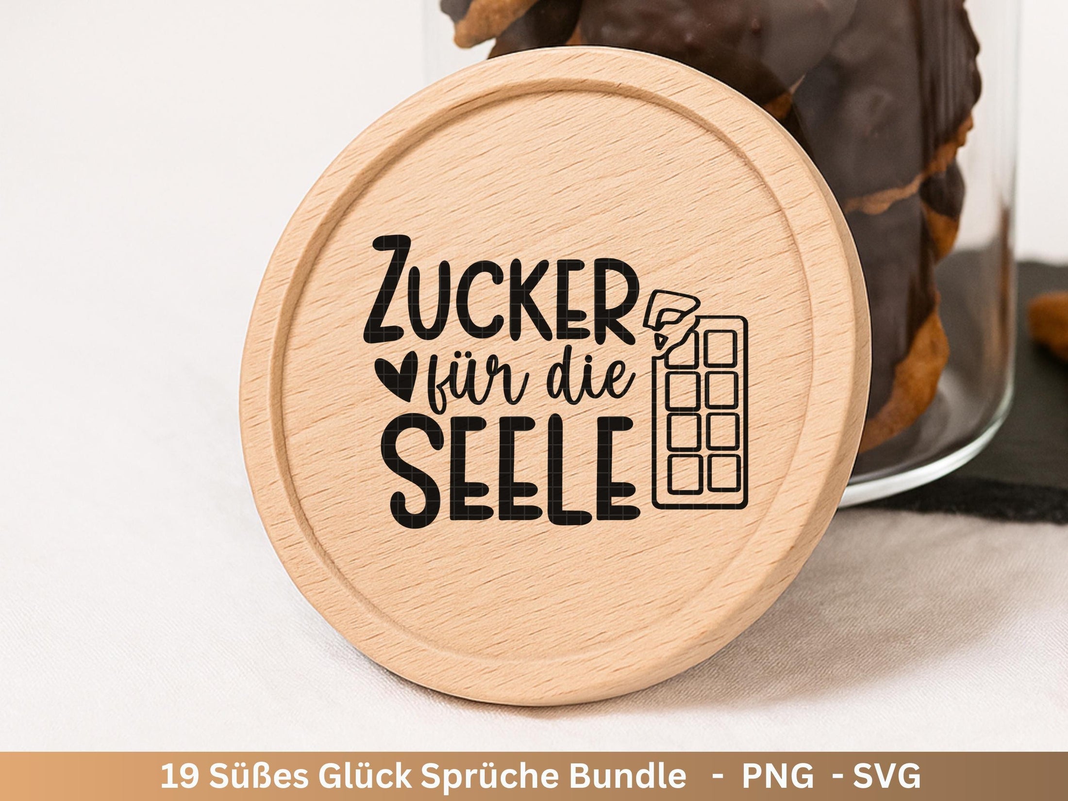 Keks Sprüche SVG für Keksdosen & Geschenkideen