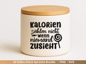 Keks Sprüche SVG für Keksdosen & Geschenkideen
