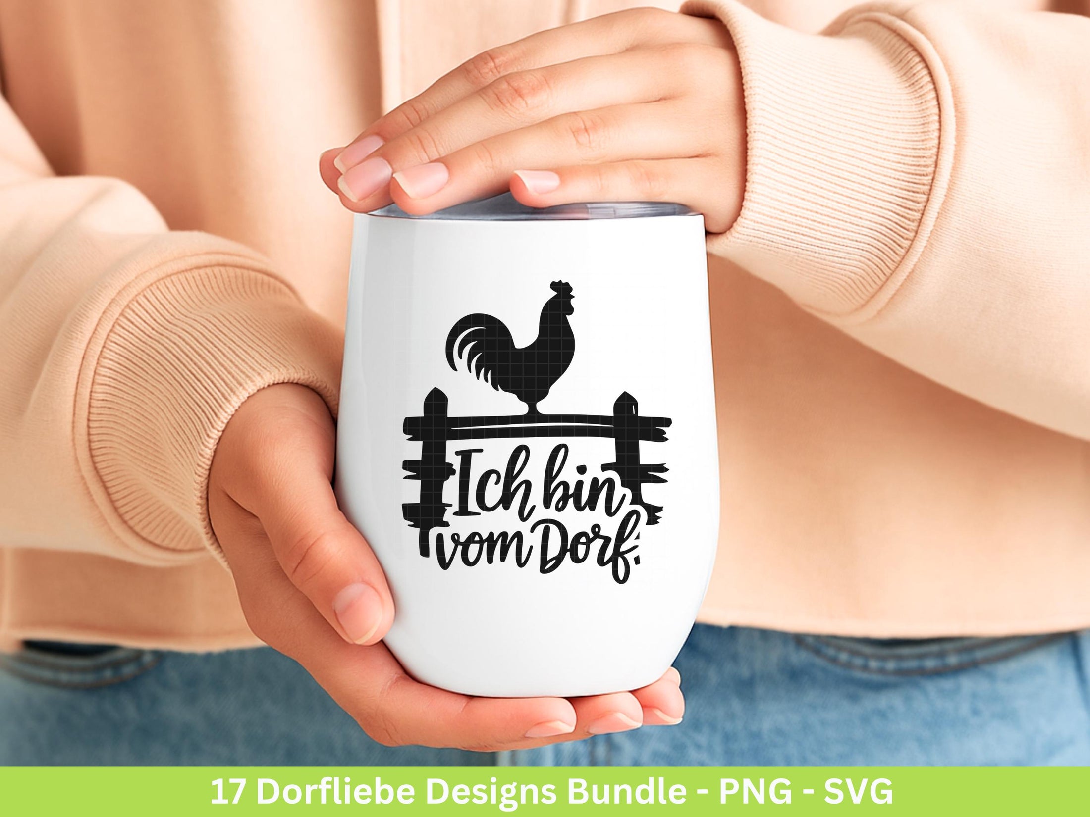 Plotterdatei Dorfkind – Traktor & Landleben SVG Datei DIY