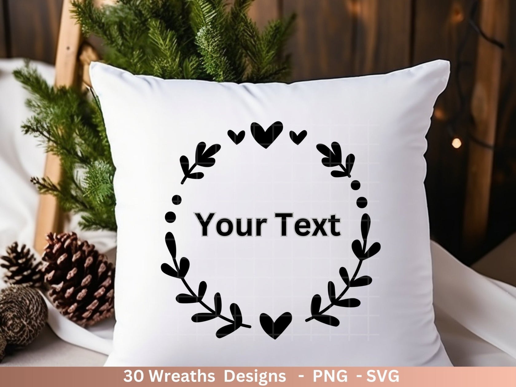 Plotterdatei Blumenkranz Monogramm kaufen