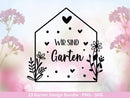 Plotterdatei Garten Frühling Gartenlicht Sprüche kaufen