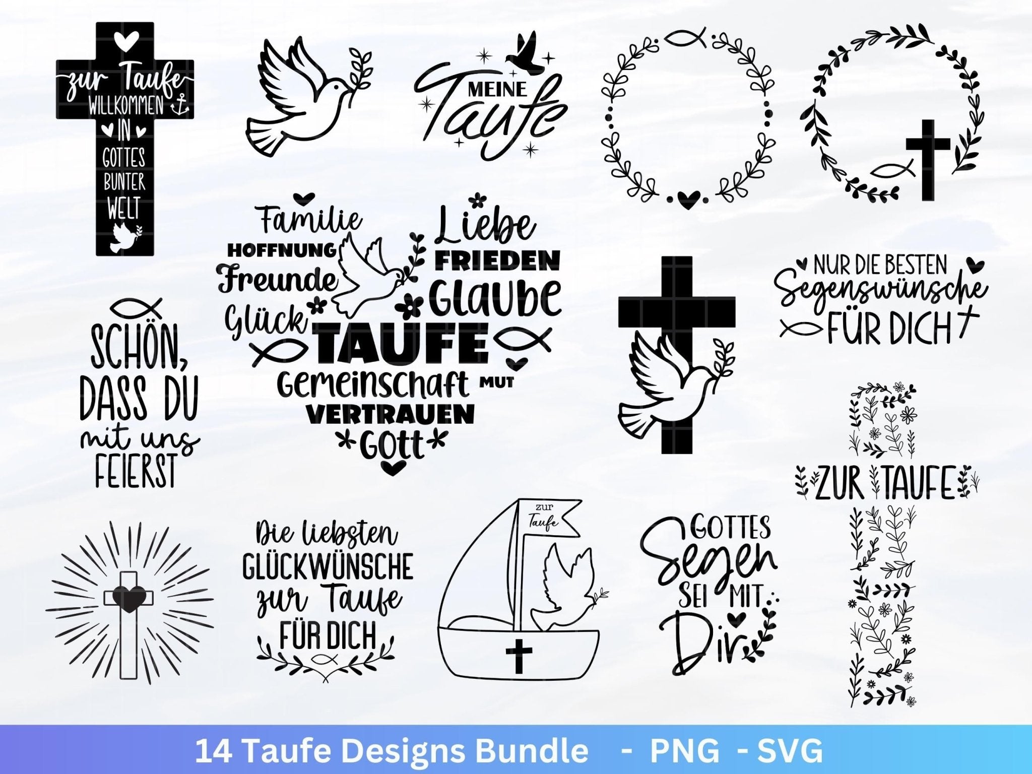 Plotterdatei Taufe für Taufgeschenke kaufen