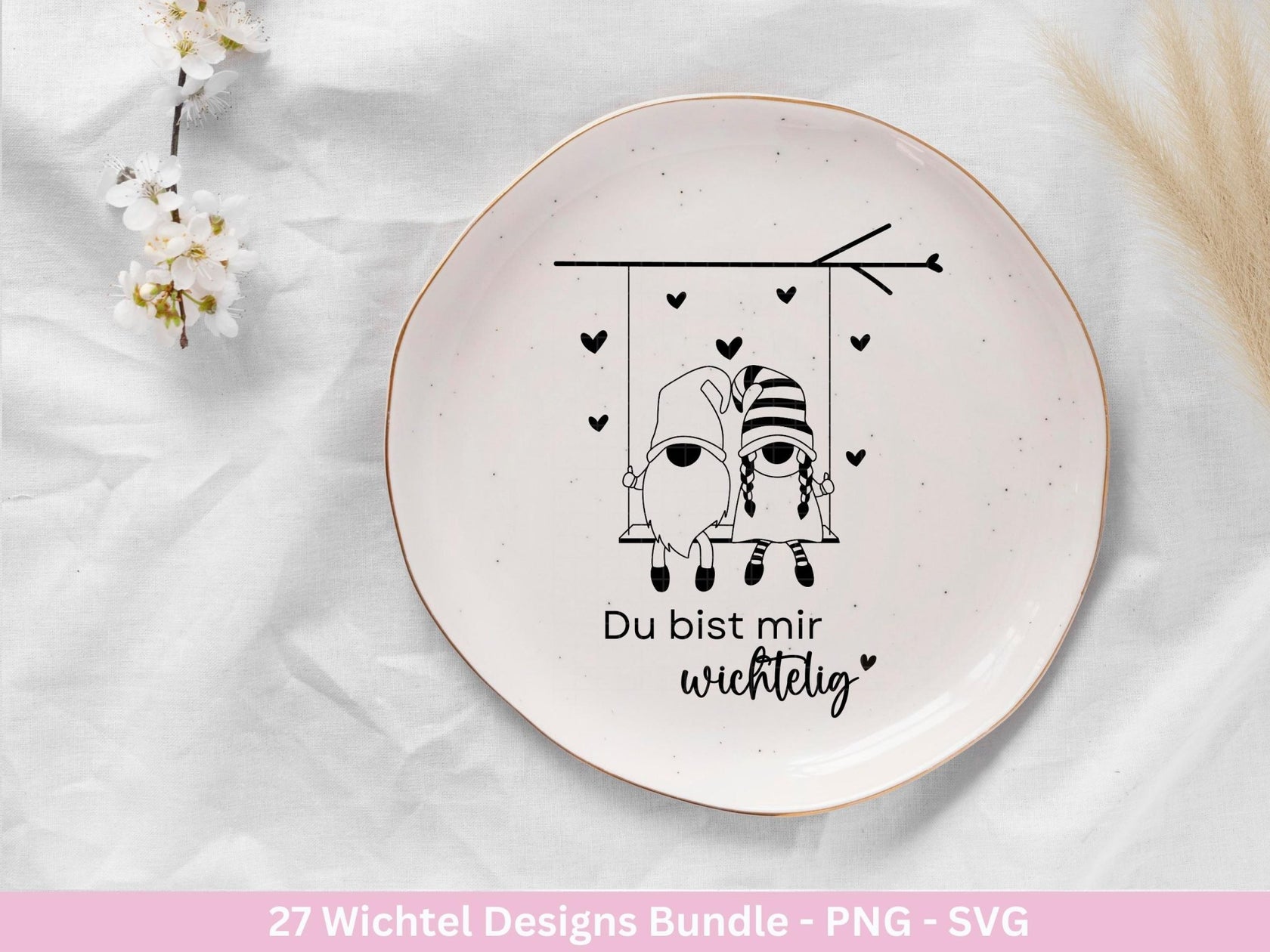 Wichtel Plotterdatei Du bist mir Wichtelig Geschenk kaufen