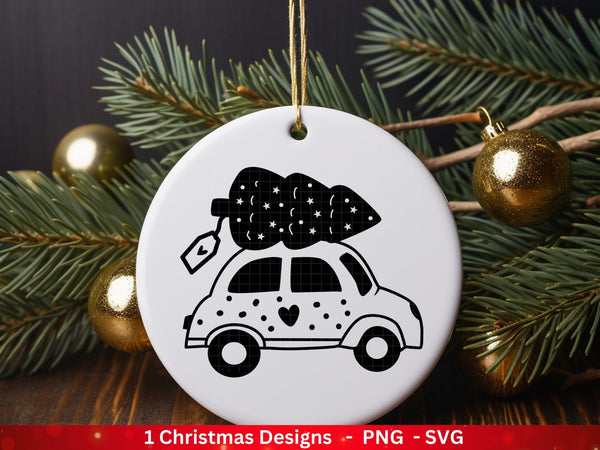 Plotterdatei Weihnachtsauto online kaufen